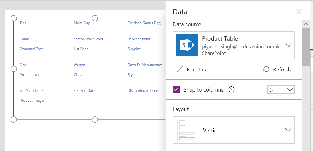 PowerApps add a Display Form – Piyush K Singh