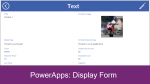 PowerApps add a Display Form – Piyush K Singh